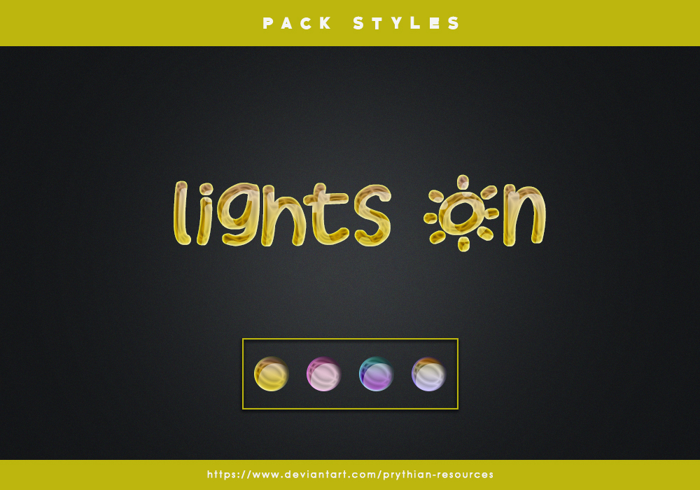 LIGHTS ON Styles by prythian-resources on DeviantArt