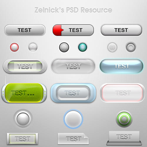 Button PSD Resource by ZelnickDesigns on DeviantArt