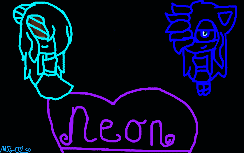 Neon Chibis by mariahjc on DeviantArt