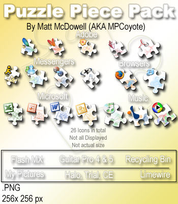Puzzle Piece Pack by MPCoyote on DeviantArt