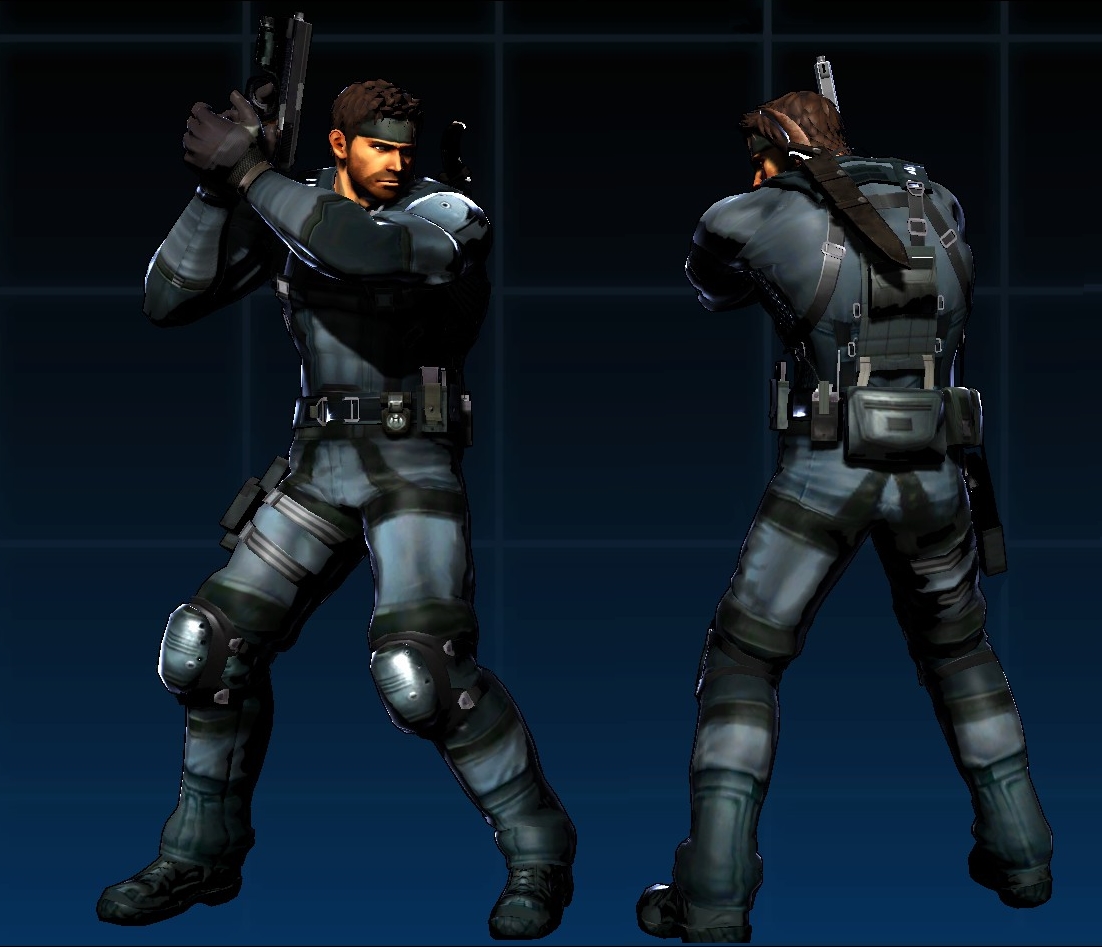 Solid Snake Mod to replace Chris Refield by QuillDrill on DeviantArt