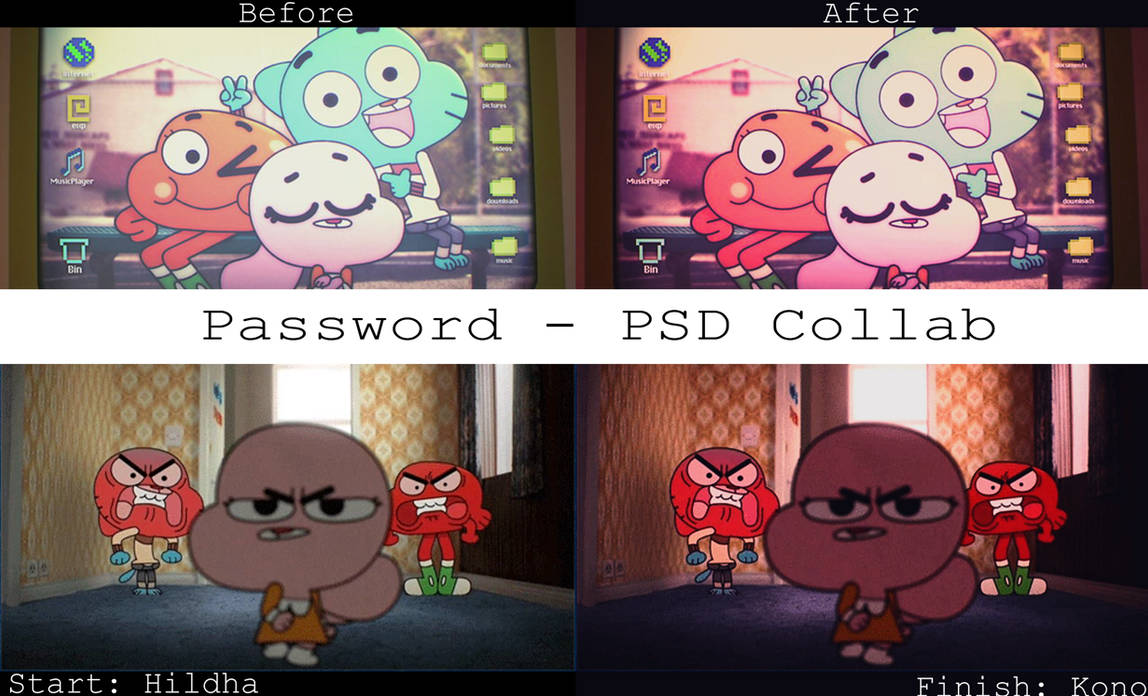 PSD colouring - Password by HildhaSari on DeviantArt