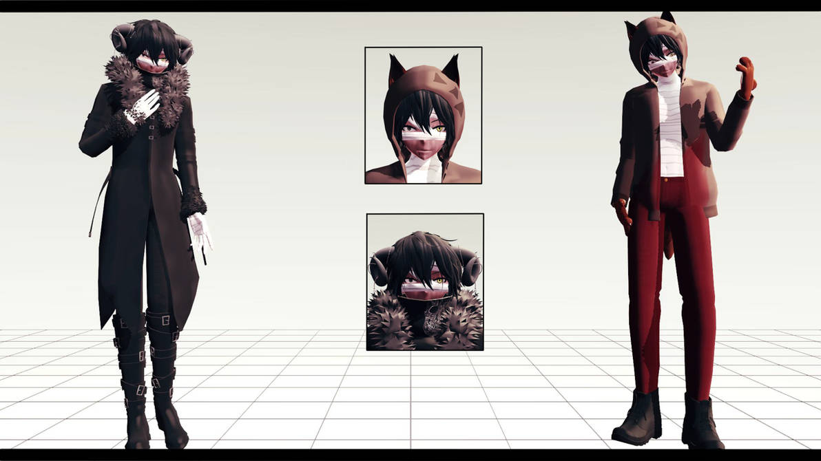 (MMD Satsuriku no Tenshi + DL)Halloween Zack by Morionchik on DeviantArt