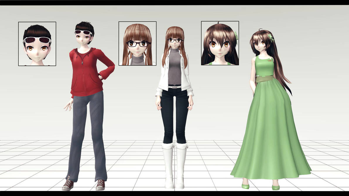 (MMD + DL) OR3O, Kathy-chan, djsmell by Morionchik on DeviantArt