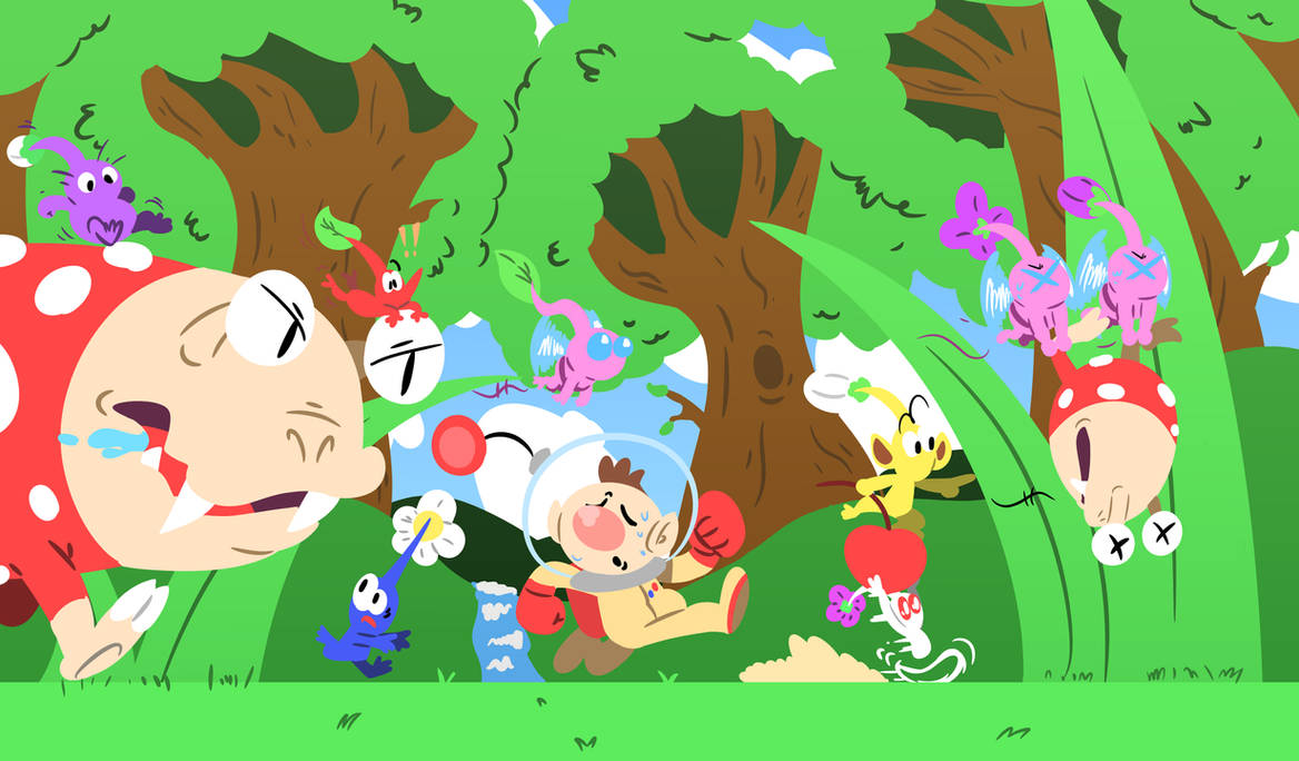 Pikmin by Donkeyshspittle on DeviantArt