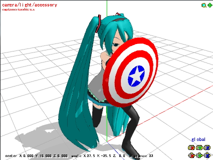 MMD: Captain America's Shield by rinlen002 on DeviantArt