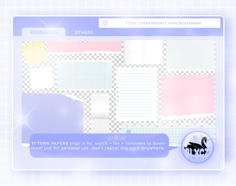 torn / ripped papers (png pack) by blxczswxn on DeviantArt