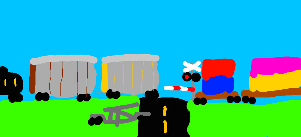 Aftermath of train wreck by AMFBowler2002 on DeviantArt