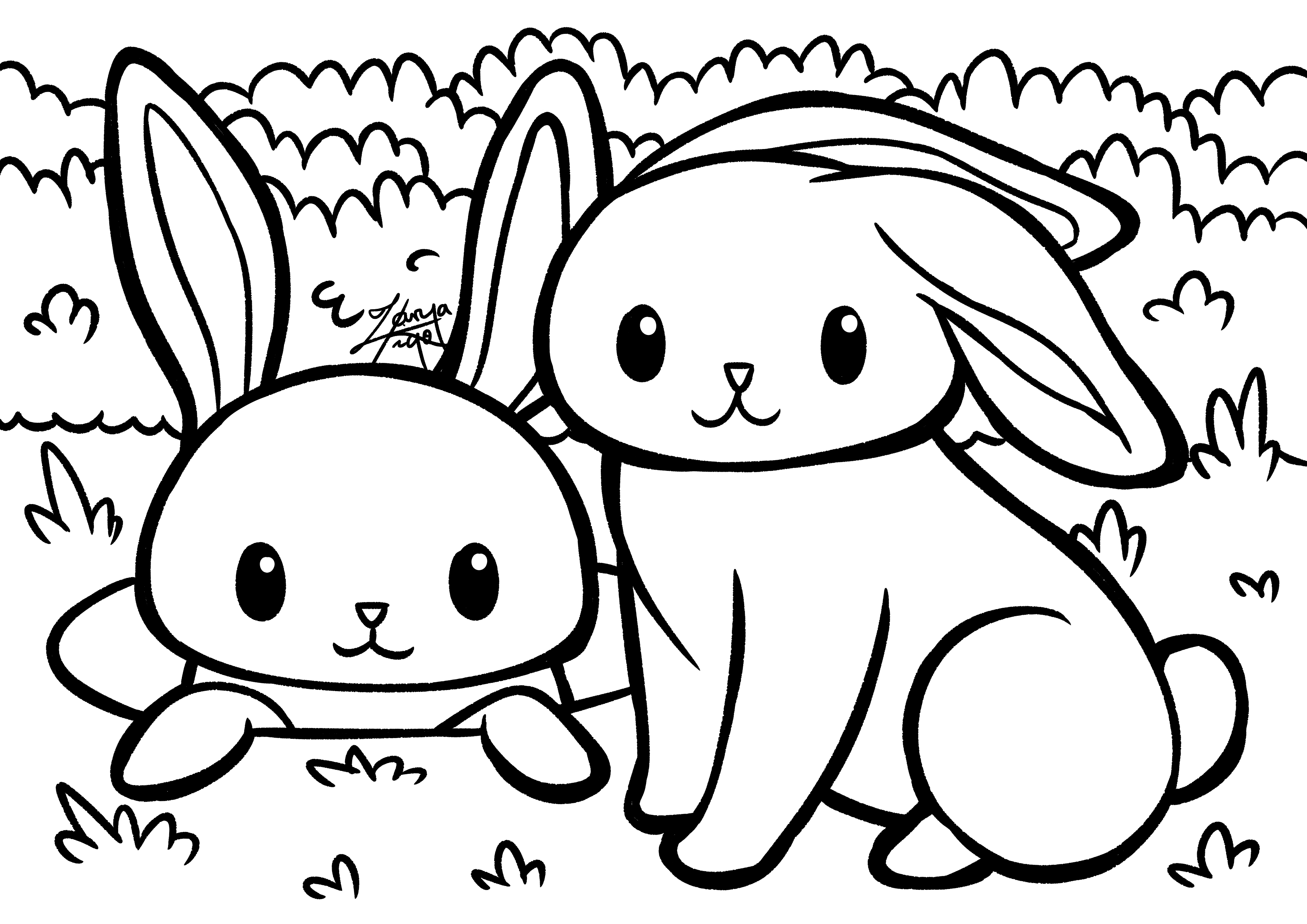 Bunnies - Free to Use by ZaryaKiqo on DeviantArt