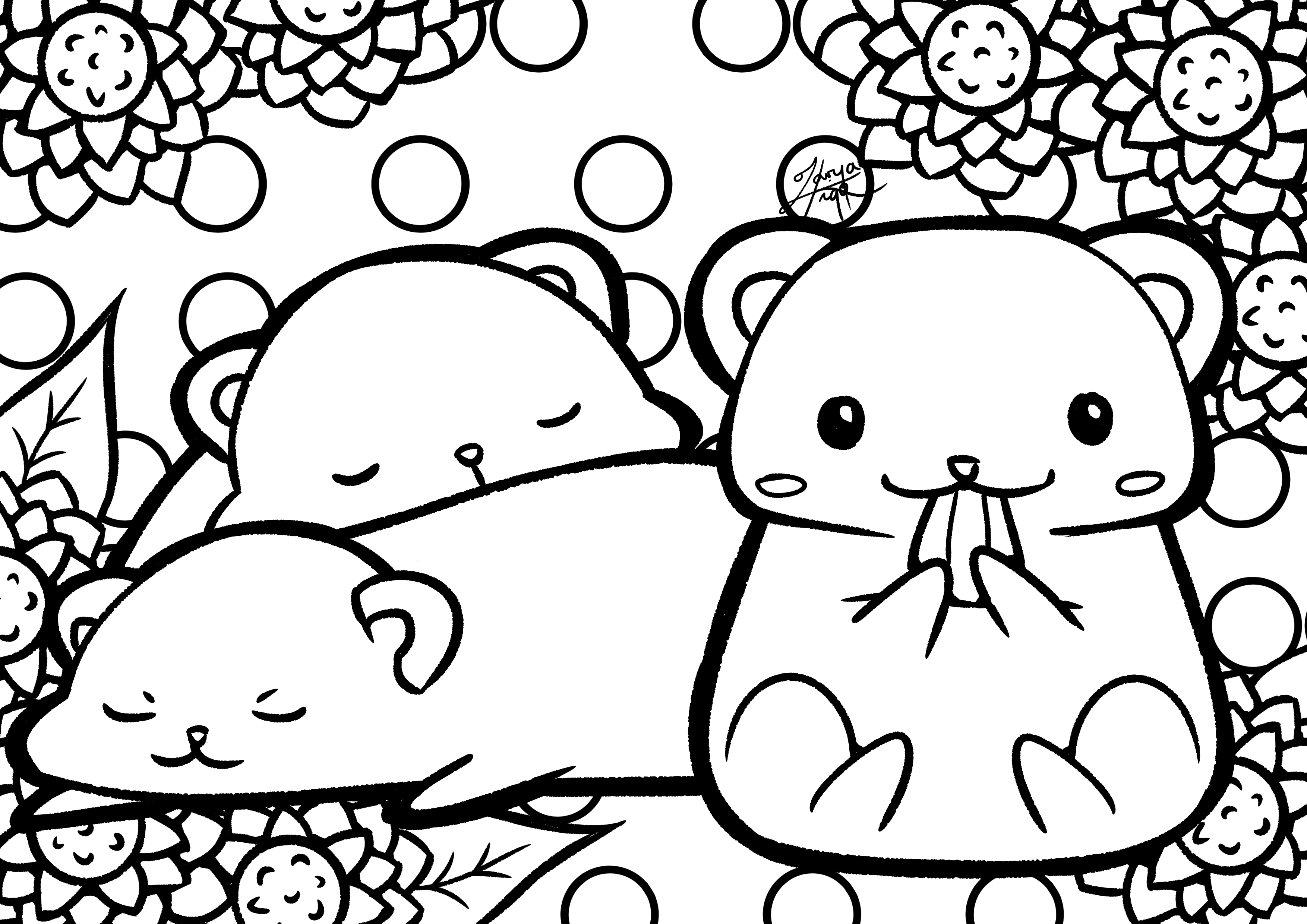 Hamster with Sunflower Seed - Free to Use by ZaryaKiqo on DeviantArt