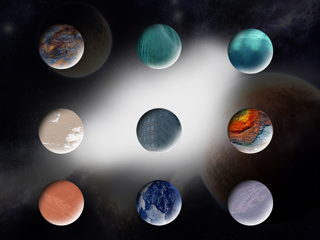 9 Planets by leeroi1-stock on DeviantArt