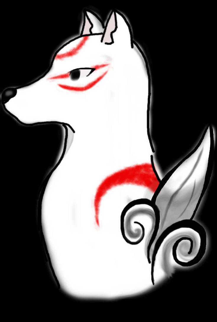 Amaterasu Sketch Remastered by PurpleNavi on DeviantArt