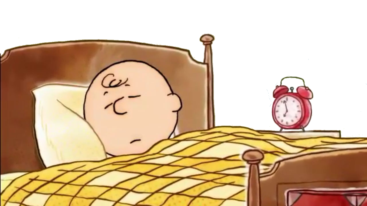 Snoopy Laying In Bed