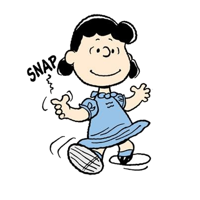 Lucy Van Pelt snap her fingers by MinionFan1024 on DeviantArt