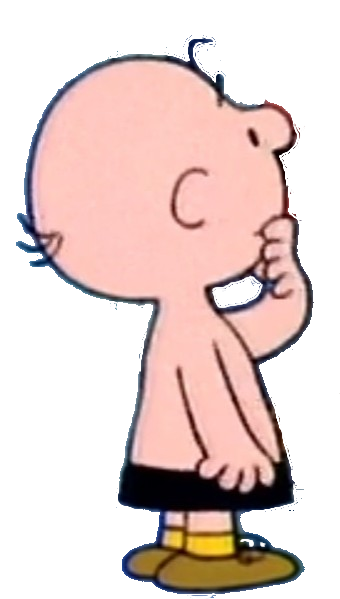 Charlie Brown Thinking Without His Shirt By Minionfan1024 On Deviantart