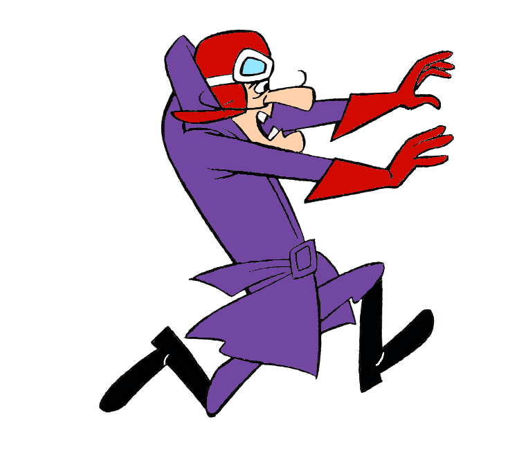 Dick Dastardly runing by MinionFan1024 on DeviantArt