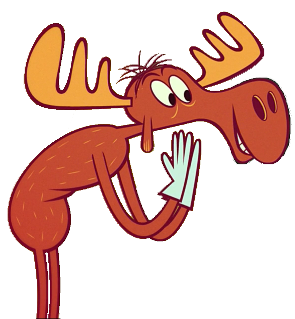 Bullwinkle J. Moose smiled in joy by MinionFan1024 on DeviantArt
