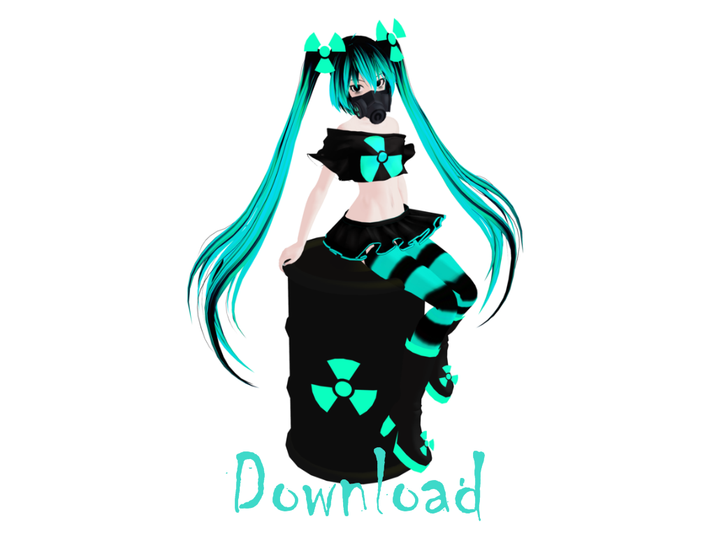 Toxic Miku DL by MikiMikuMMD on DeviantArt
