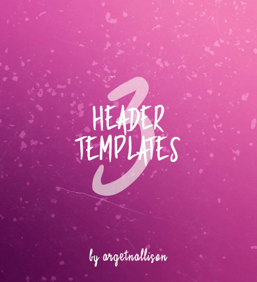 header templates 3 by mirYaski on DeviantArt