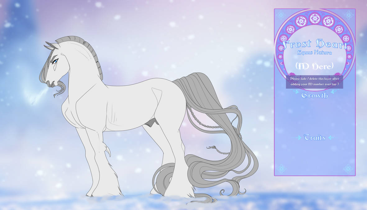 Complete Frost Heart Stallion Base by NatureHeartsAdmins on DeviantArt