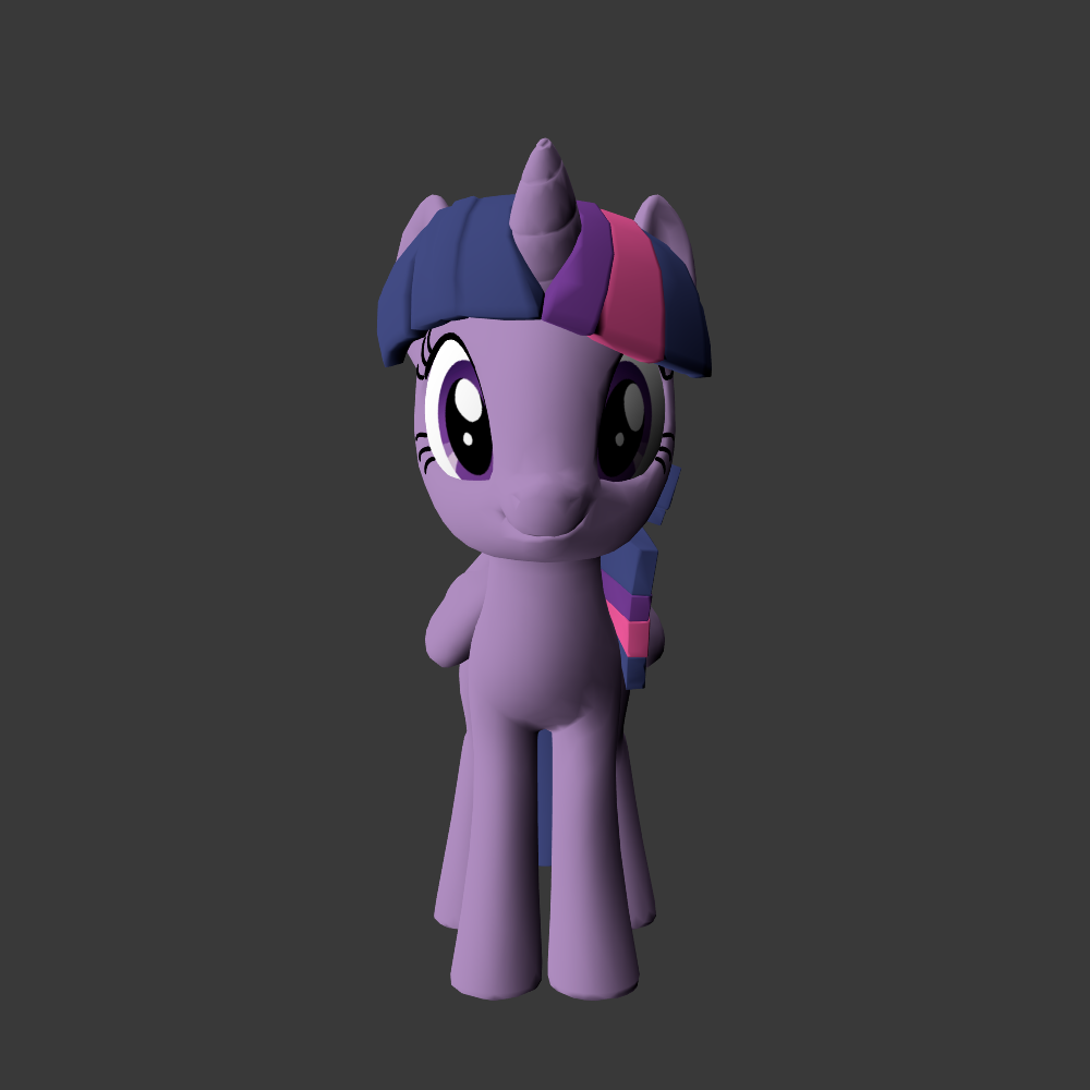 G4 Twilight Sparkle 3D Model by GarrettSS1997 on DeviantArt