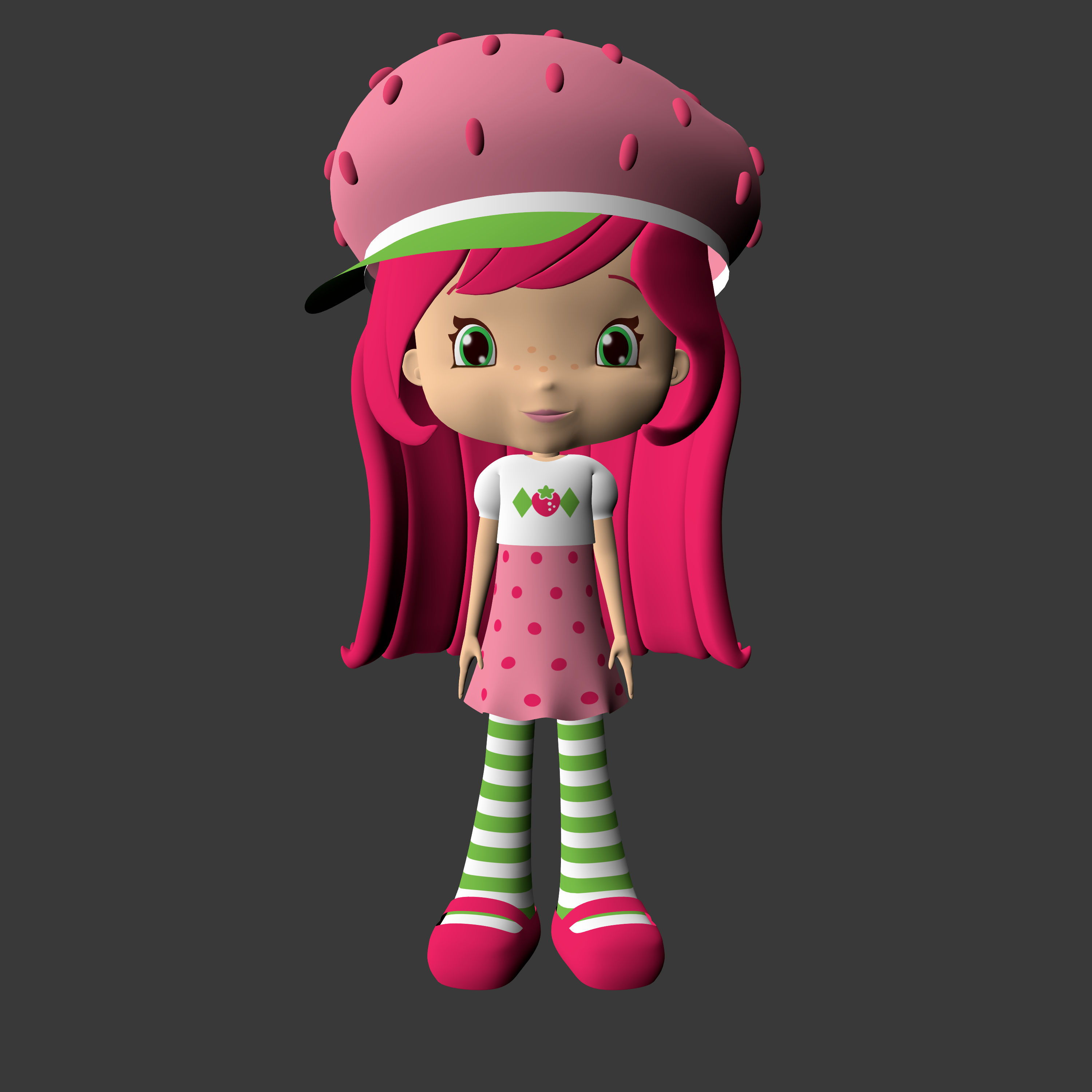 2010s Strawberry Shortcake 3D Model by GarrettSS1997 on DeviantArt