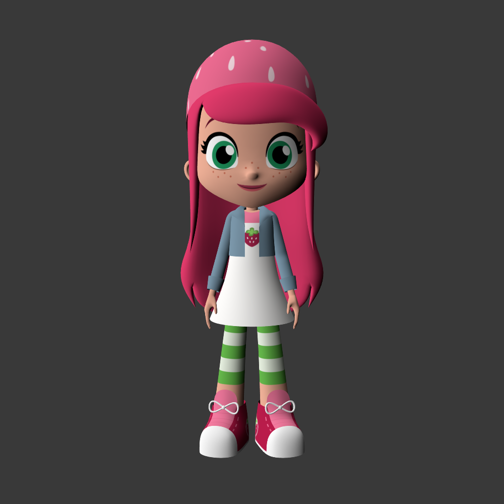 2020s Strawberry Shortcake 3D Model by GarrettSS1997 on DeviantArt