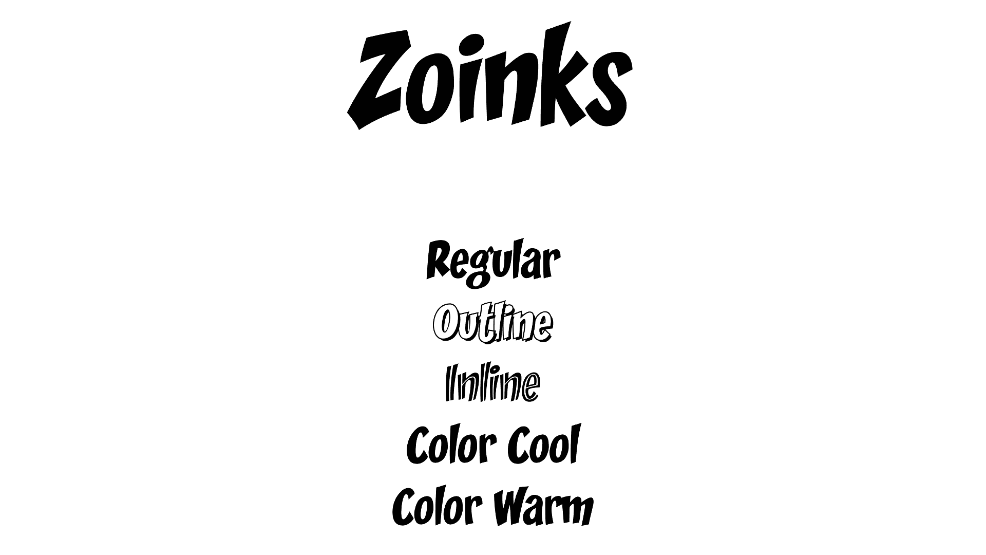 Zoinks Font by GarrettSS1997 on DeviantArt