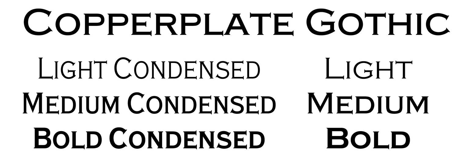 Copperplate Gothic Font by GarrettSS1997 on DeviantArt