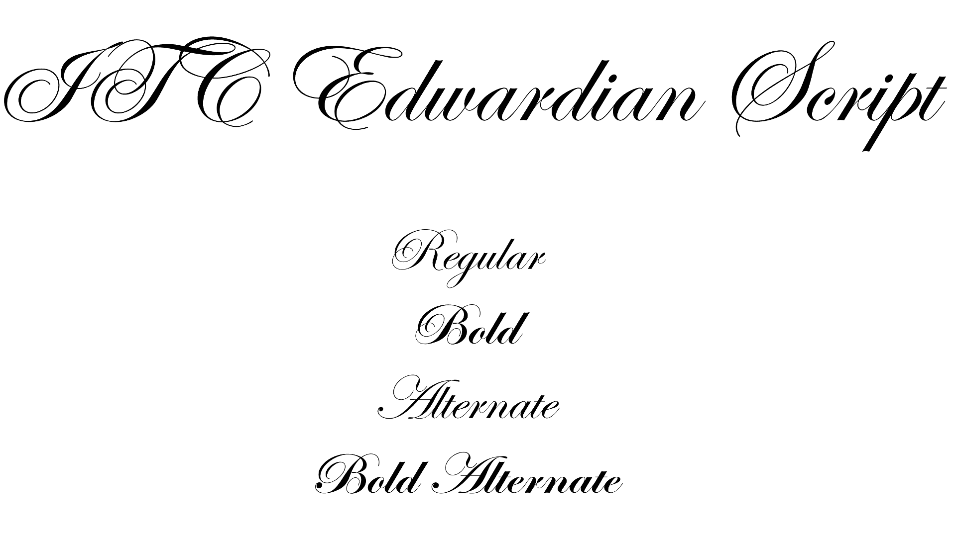 ITC Edwardian Script Font by GarrettSS1997 on DeviantArt