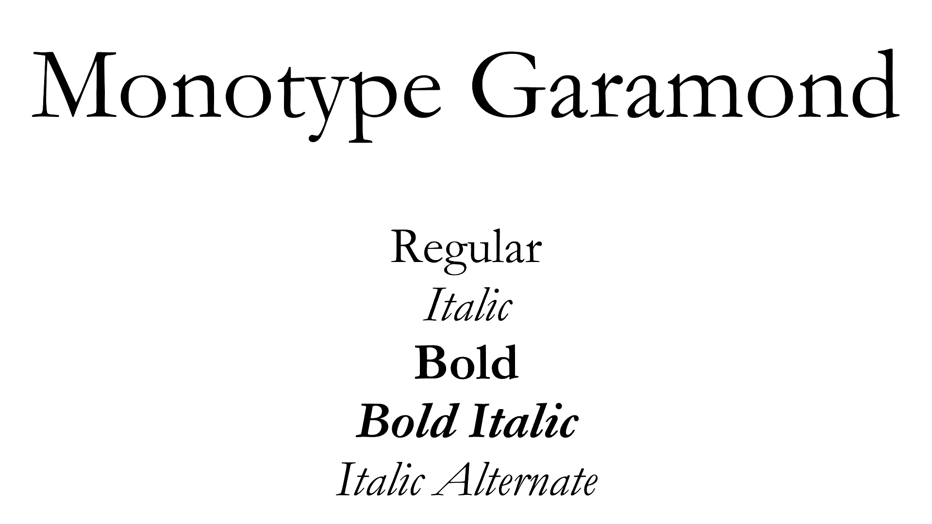 Monotype Garamond Font by GarrettSS1997 on DeviantArt