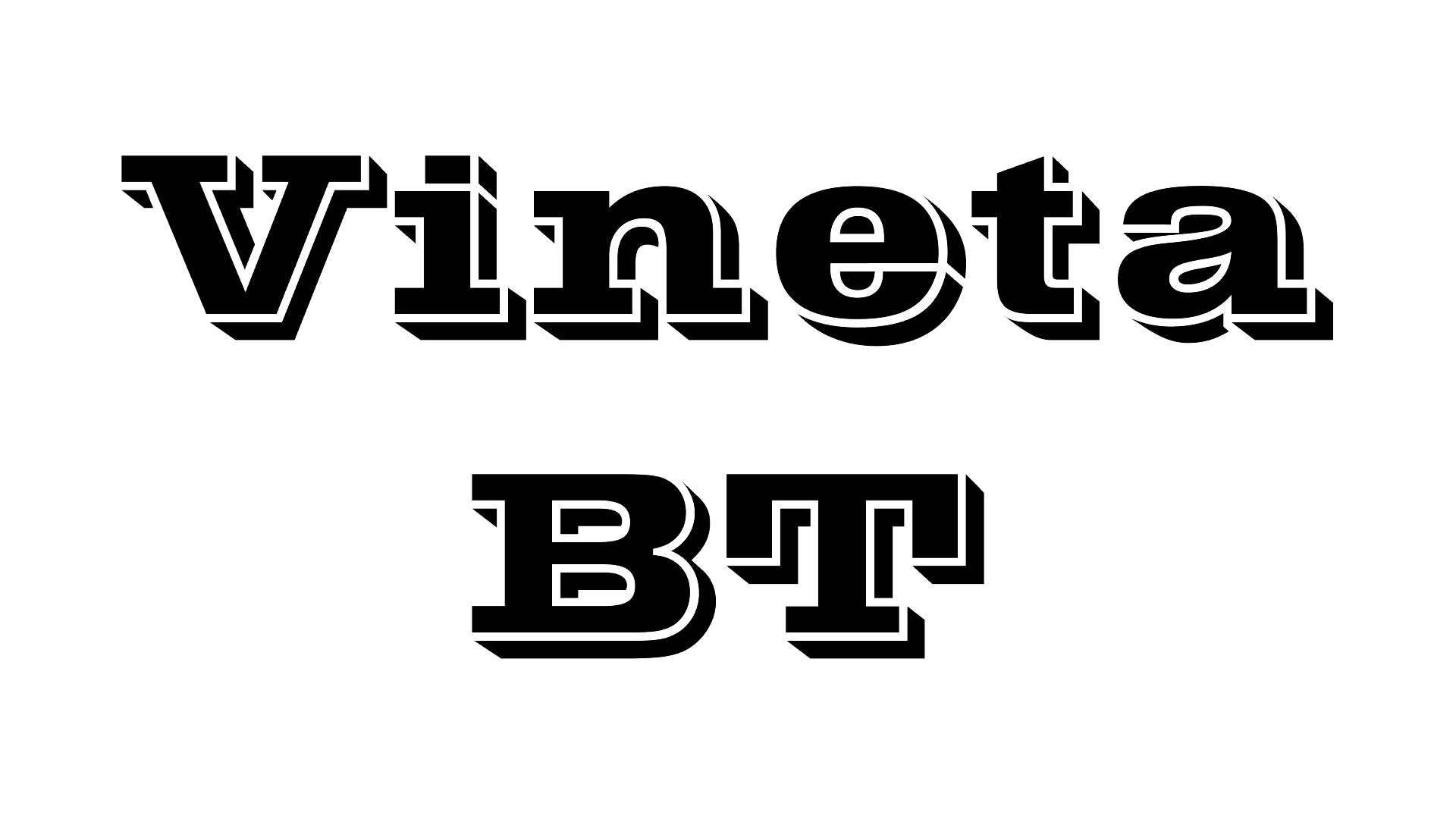 Vineta BT Font by GarrettSS1997 on DeviantArt