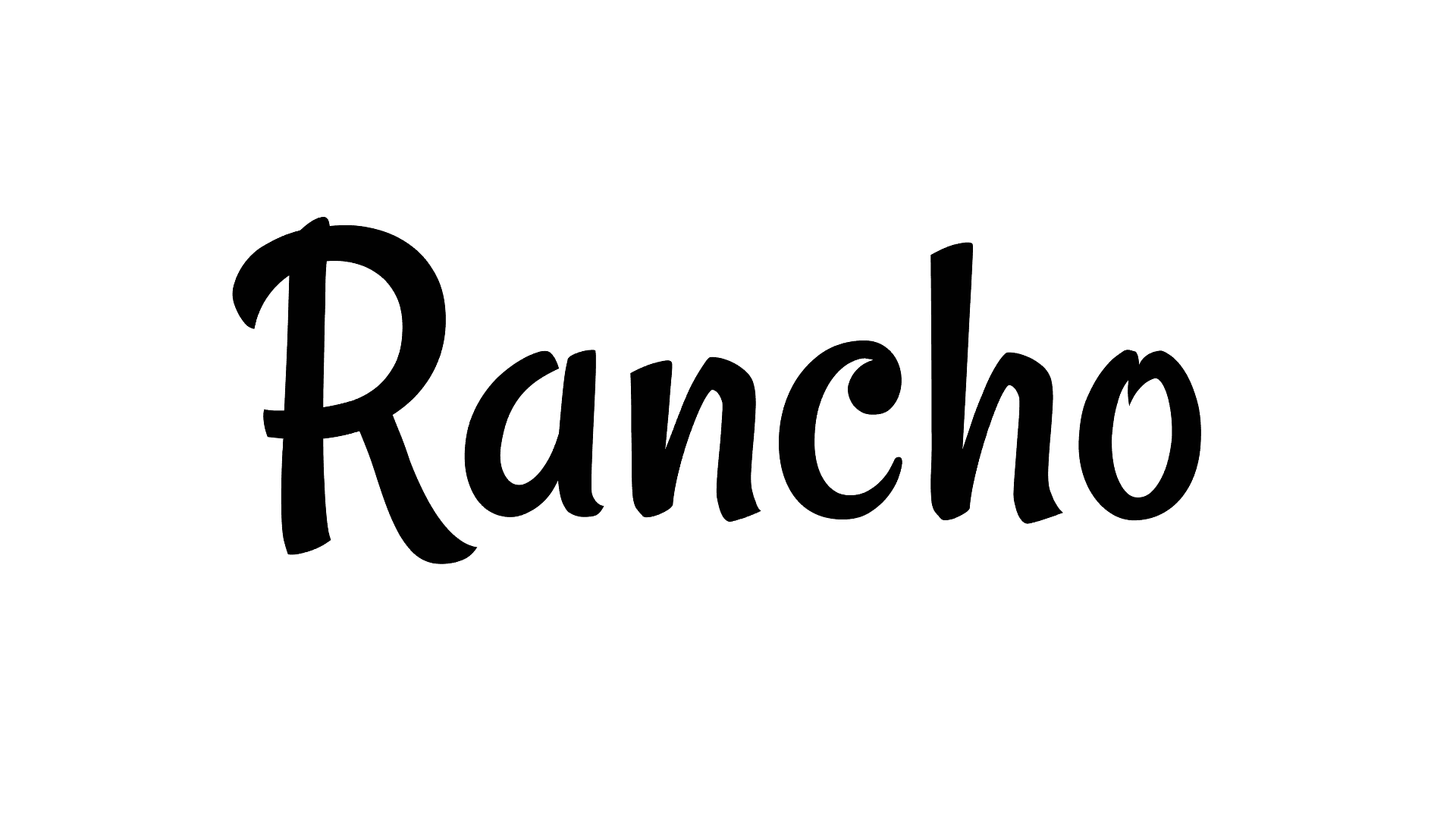 Rancho Font by GarrettSS1997 on DeviantArt
