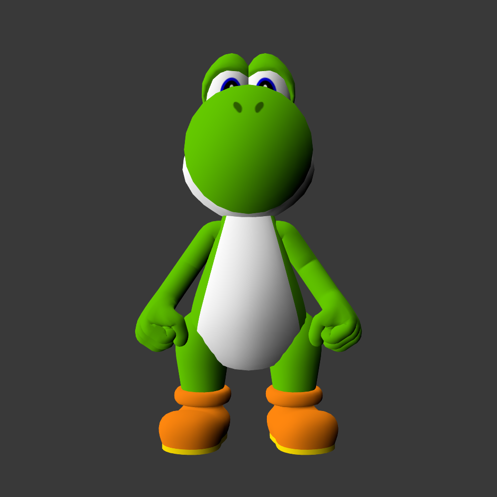 Yoshi 3D Model by GarrettSS1997 on DeviantArt