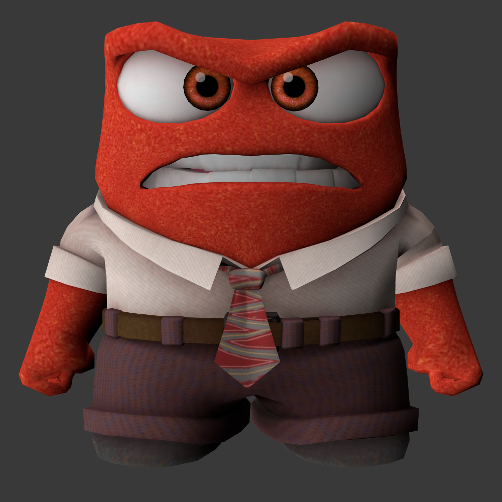 Anger 3D Model by GarrettSS1997 on DeviantArt