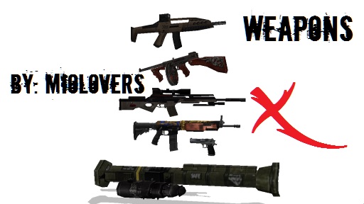 [MMD] Weapons Pack X by MiOLovers on DeviantArt