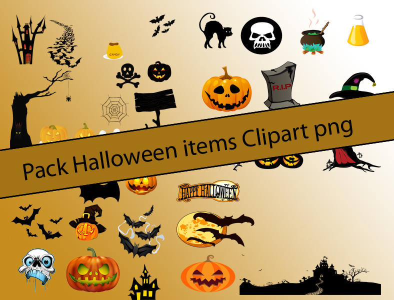 PACK CLIPARTS HALLOWEEN PNG by darkadathea on DeviantArt