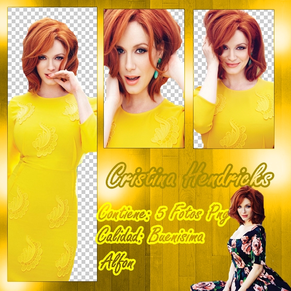 Pack Png De Christina Hendricks by alfonsina888 on DeviantArt