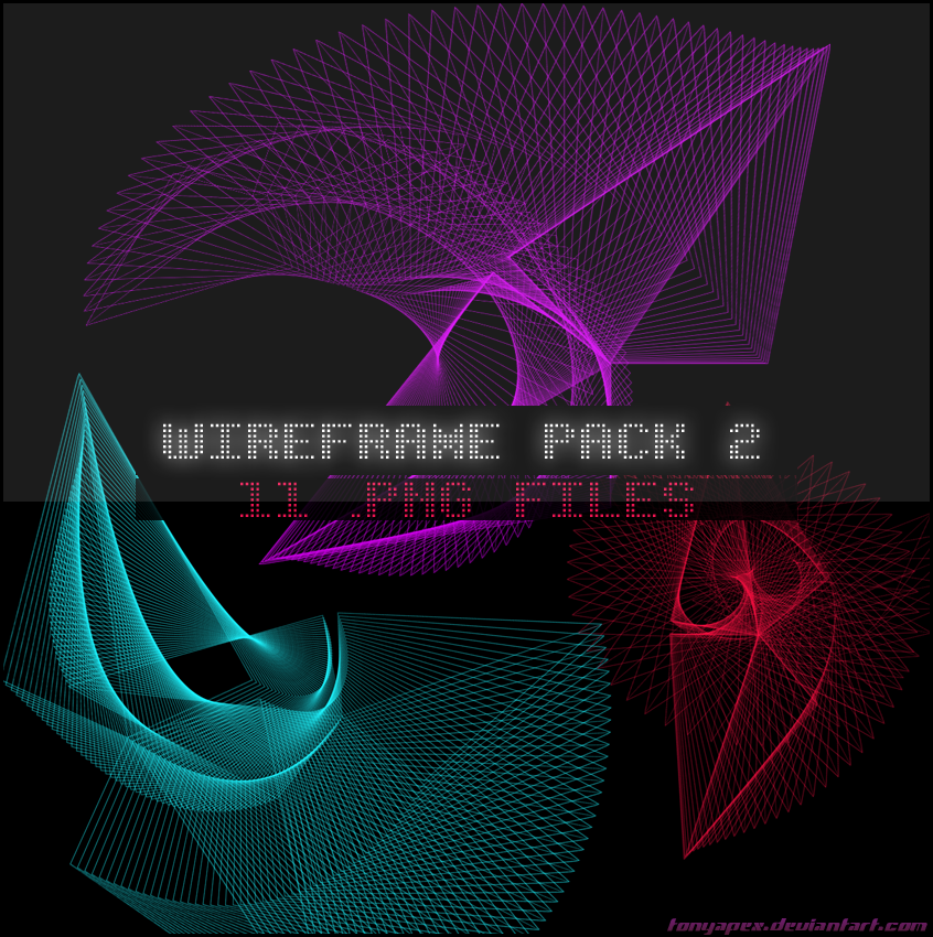 Wireframe Pack 2 by TonyApex on DeviantArt