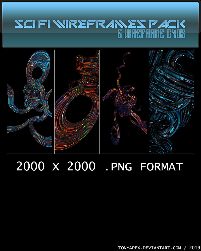 Sci-Fi Renders: WIREFRAME C4D PACK by TonyApex on DeviantArt