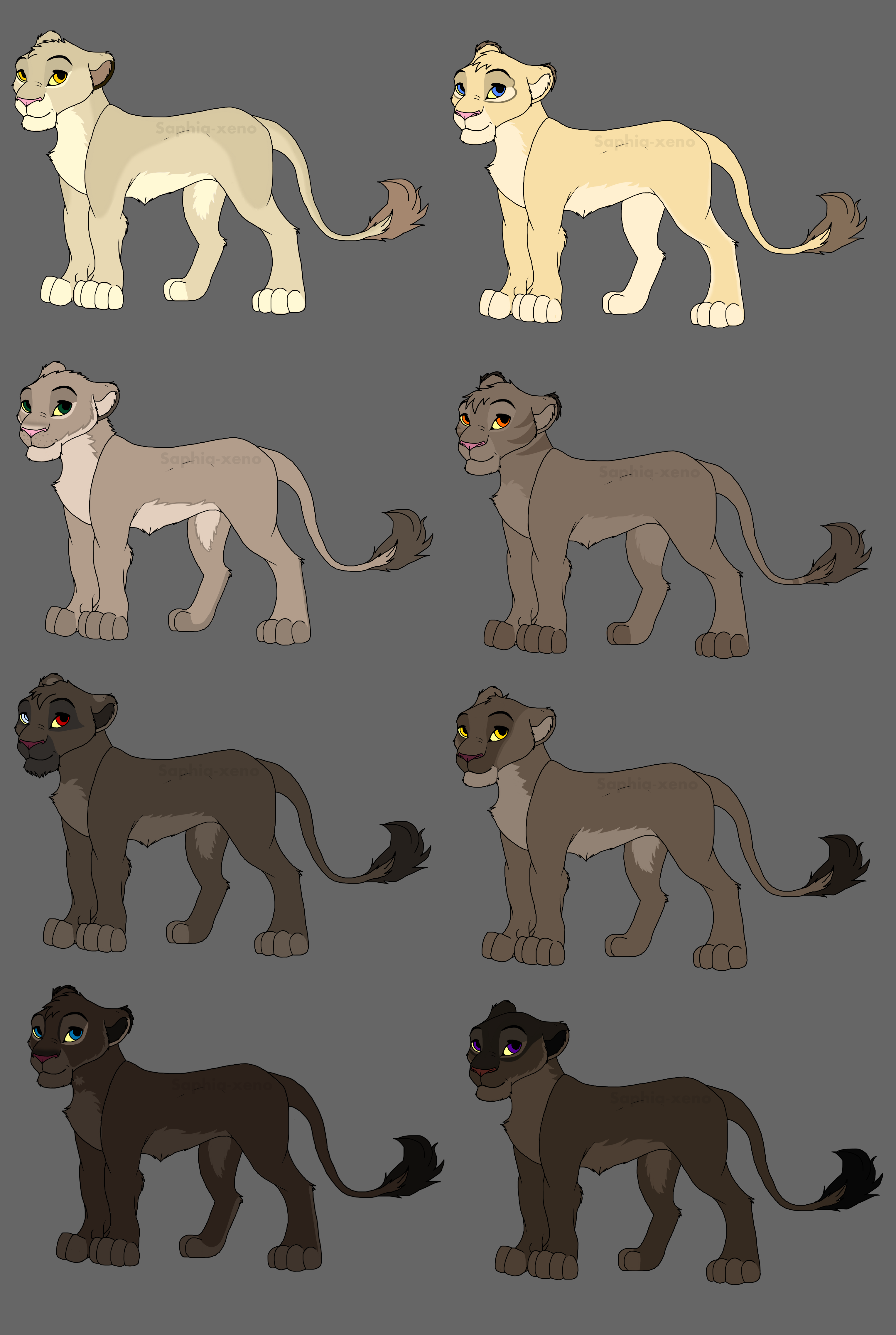 8 Special Lioness Breedable (and adopt) by Points-for-Paws on DeviantArt