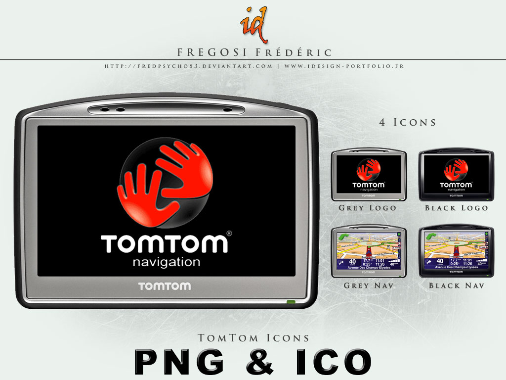 TomTom GPS Icons by fredpsycho83 on DeviantArt