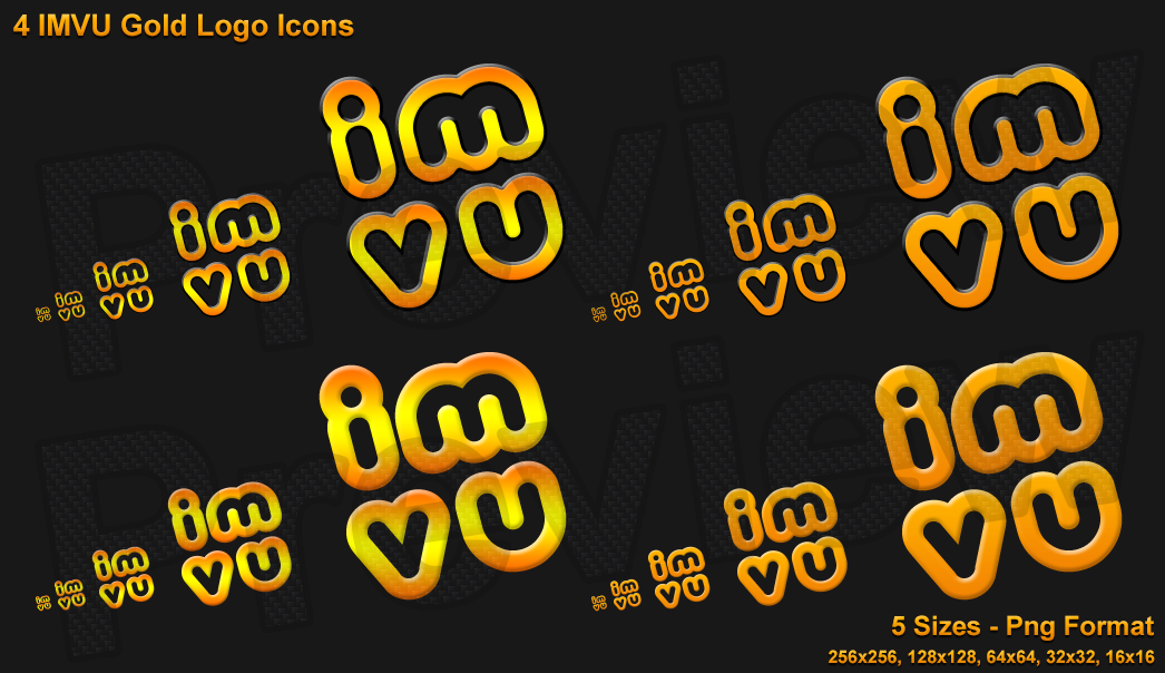 Gold IMVU Logo Icons by TIM-DM on DeviantArt