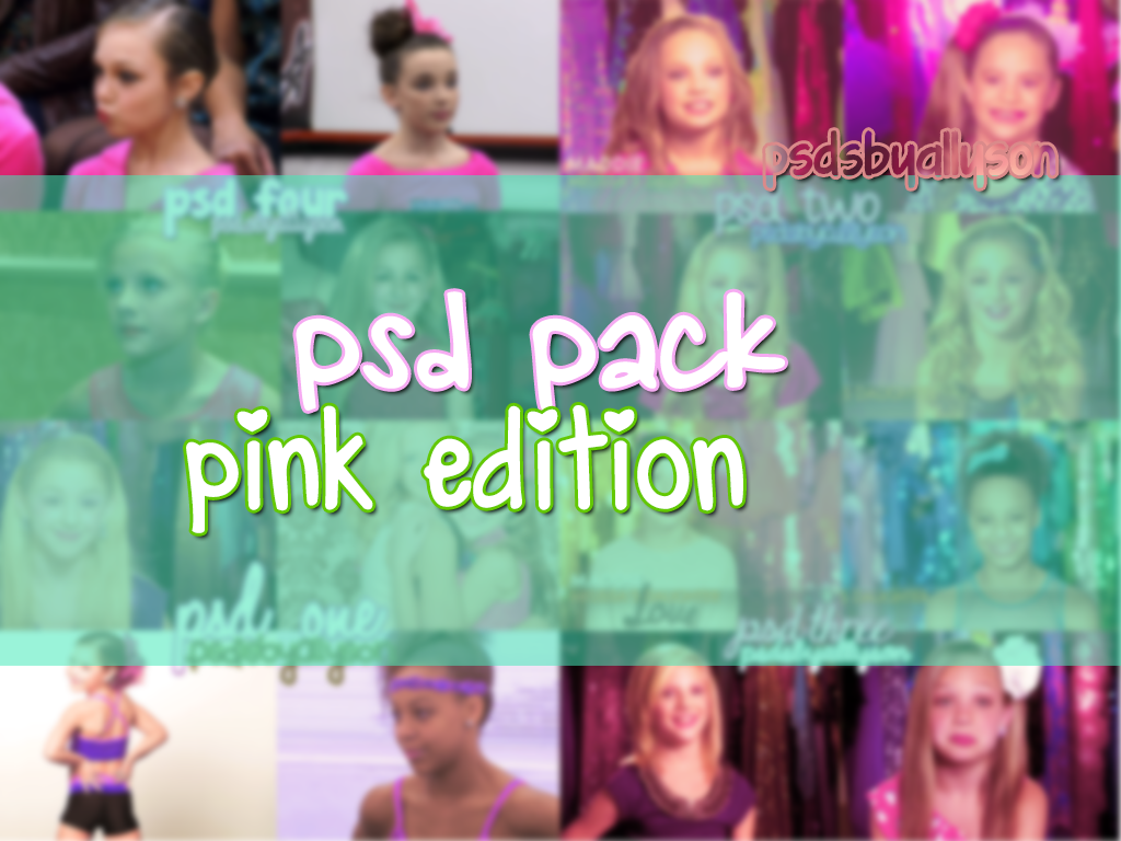 PSDS Pack (Pink) by psdsbyallyson on DeviantArt