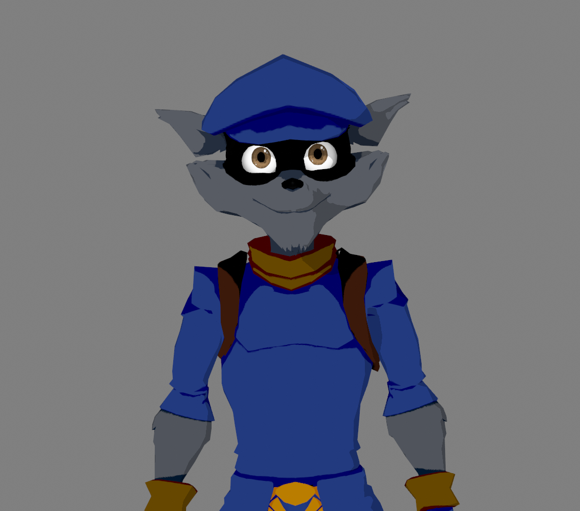 Sly Cooper VRM model DL by StarScuffle on DeviantArt