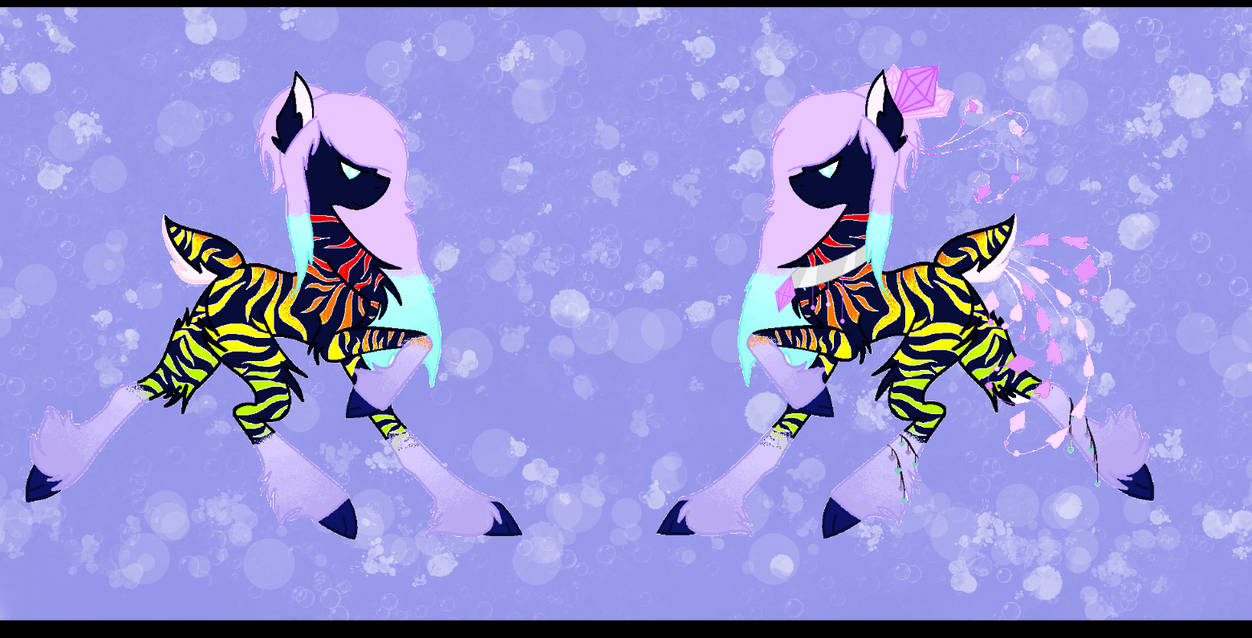 Mlp rainbow zebra by sararicolleau on DeviantArt