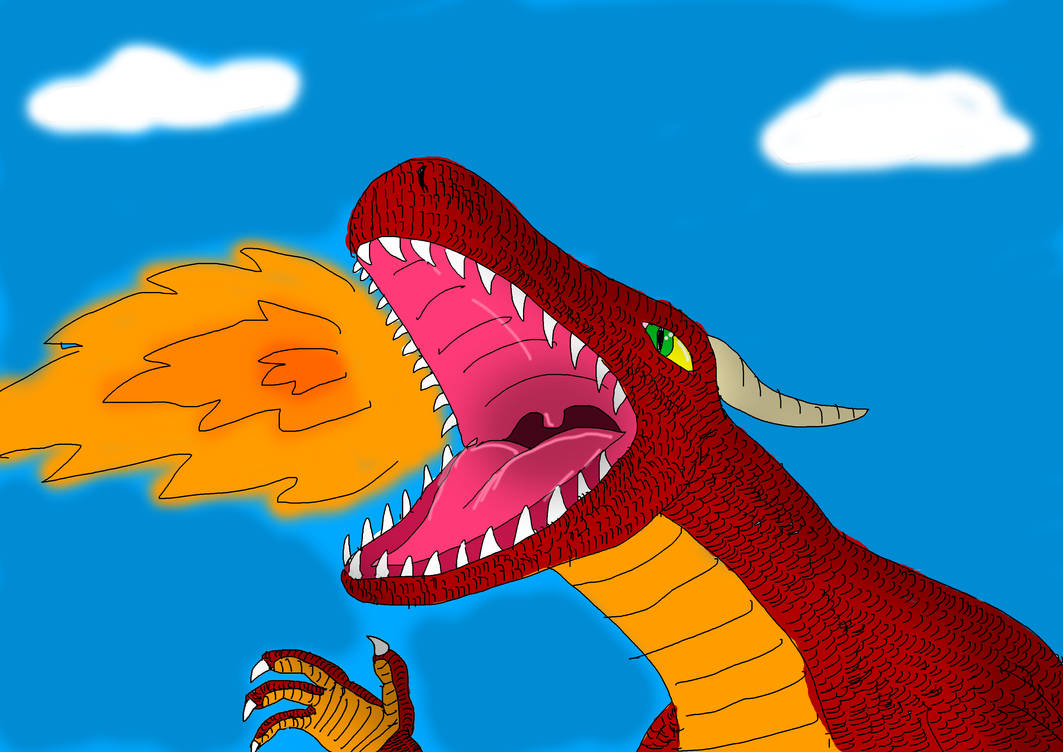 Dragon Digital Art (Finished) by RatchetArtist on DeviantArt
