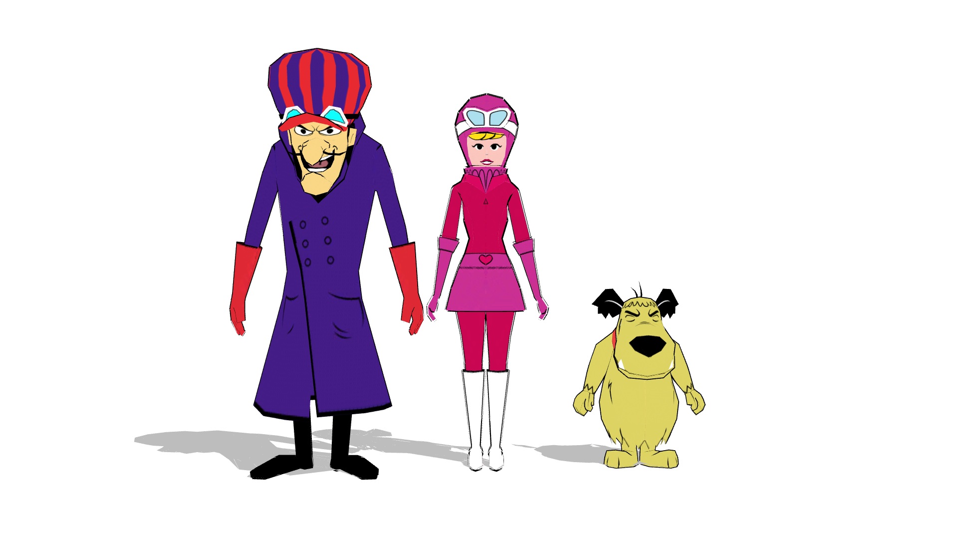 (MMD Model) Wacky Races Models Download by Guilherme4567777 on DeviantArt