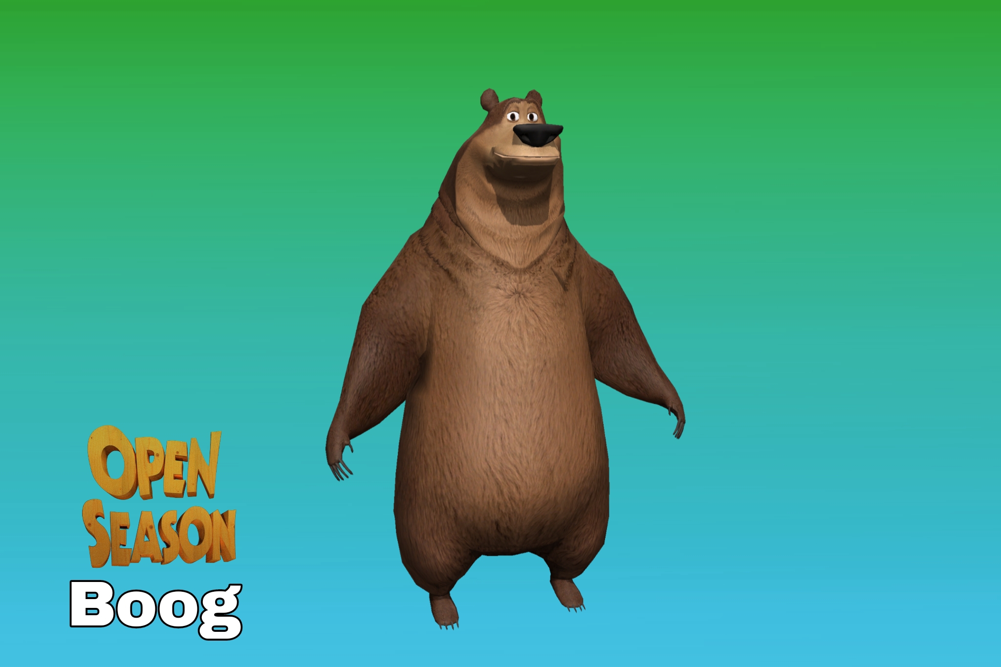 (MMD Model) Boog (Open Season) Download by Guilherme4567777 on DeviantArt