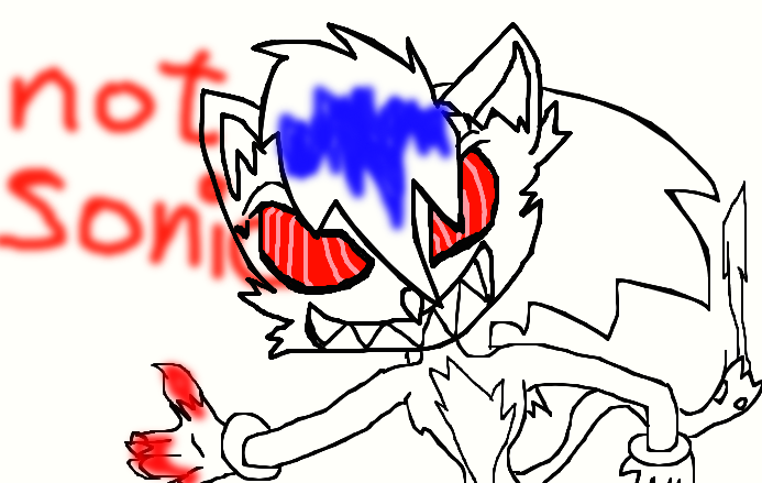 not sonic exe by dragonjule on DeviantArt